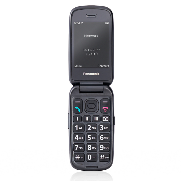 Panasonic KX-TU550 | Robustes Klapphandy mit Notruftaste